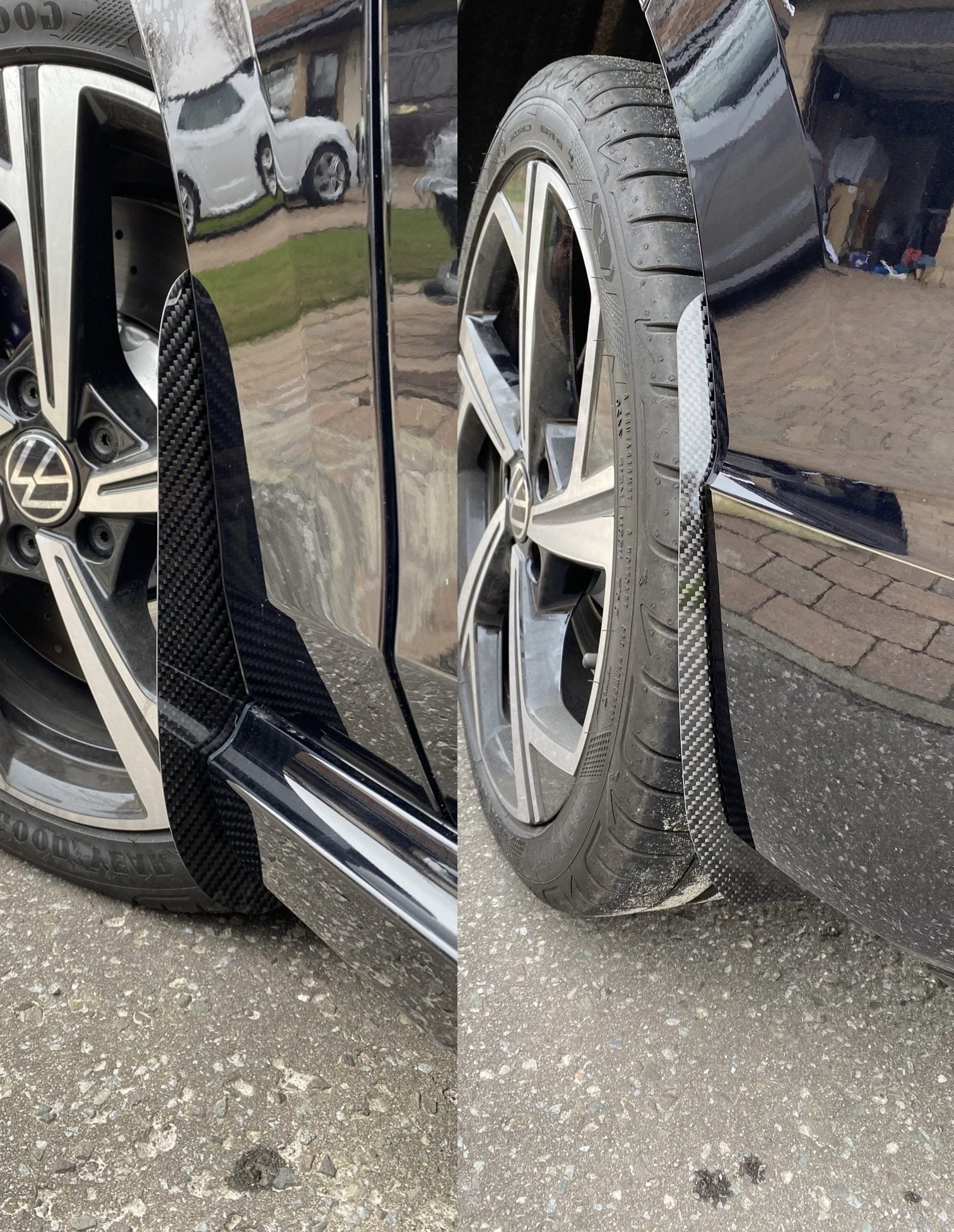 VW Golf MK8/8.5 GTI & R Arch Guards Mudflaps - Premium Protection ...
