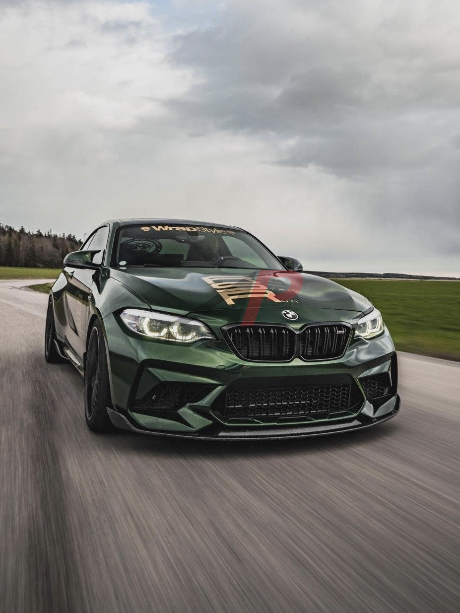 M2 Comp Front Splitter – Dry Carbon Lip for BMW F87 Competition ...