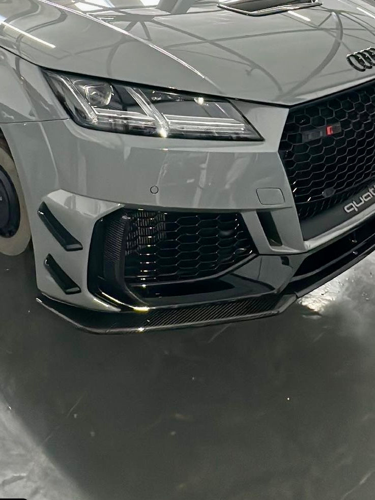 Audi TTRS 8S Dry Carbon Front Splitter Package - 2019+ Facelift ...