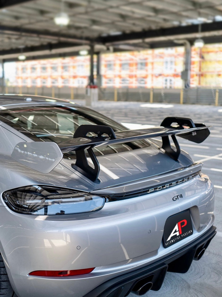 Porsche 981/718 GT4 RS Style Carbon Spoiler | Cayman Carbon Wing ...