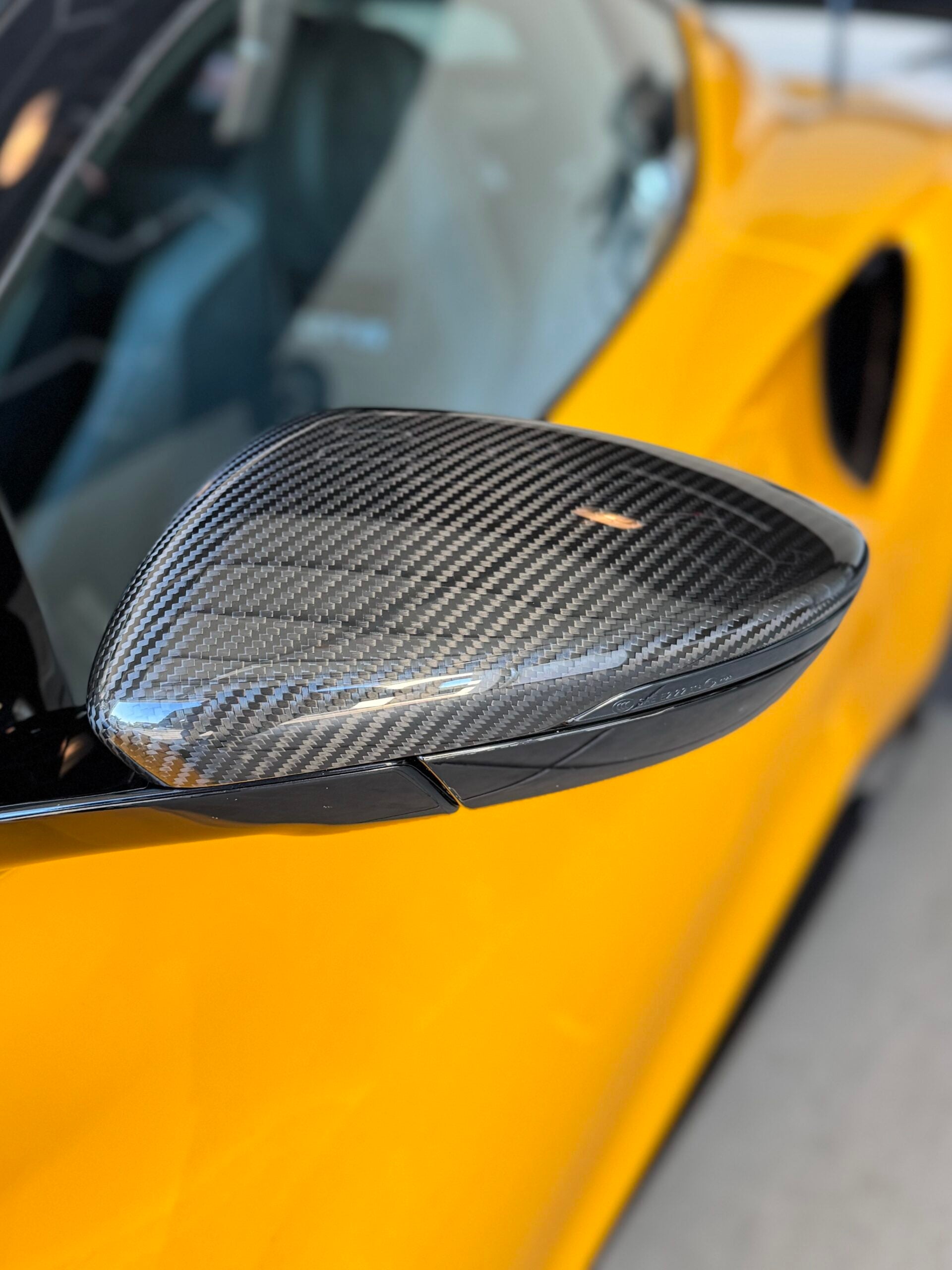 Lotus Emira Carbon Mirror Cover Replacements - Lightweight Upgrade ...